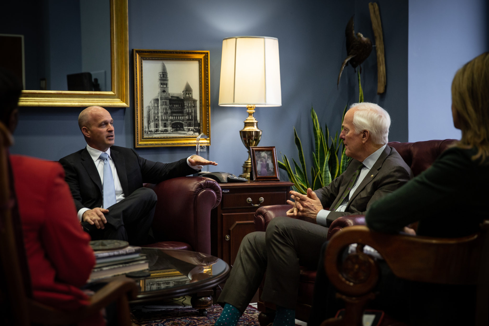 PHOTO: Cornyn Meets with Texan and New Heritage Foundation President ...